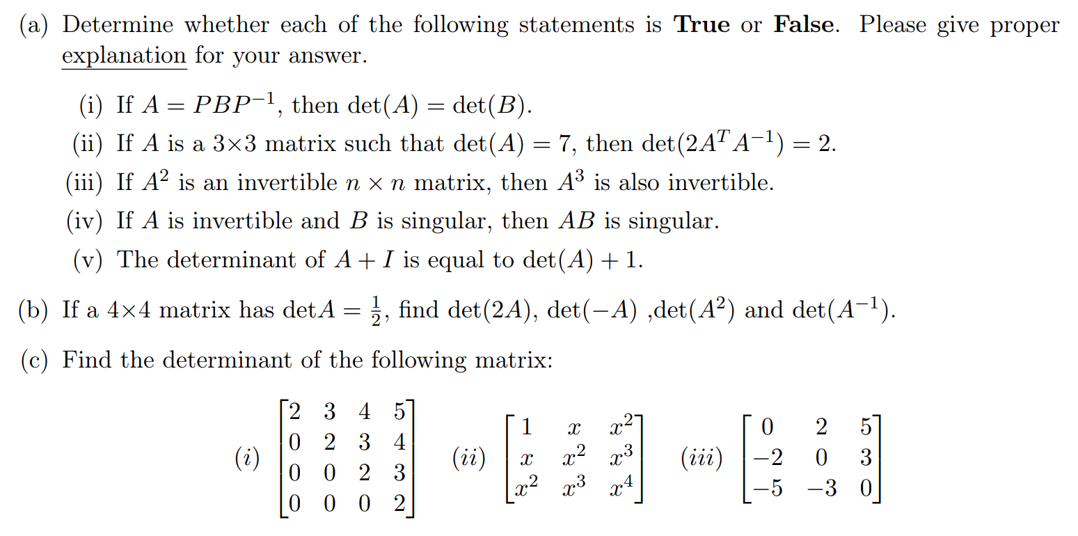 Solved 7 = 2 11 (a) Determine whether each of the following | Chegg.com