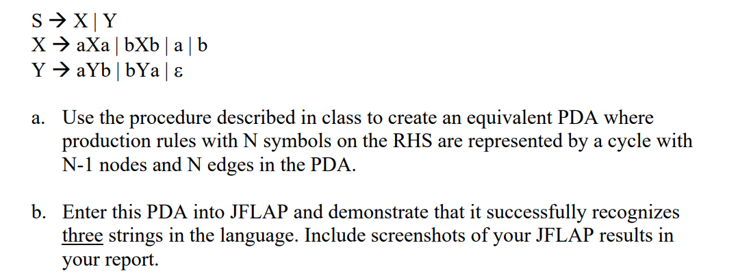 Solved 1) [12 points ]. Consider the following context free | Chegg.com