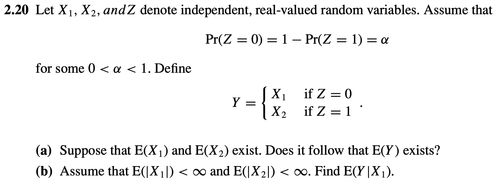 Solved Let X1,X2, and Z denote independent, real-valued | Chegg.com