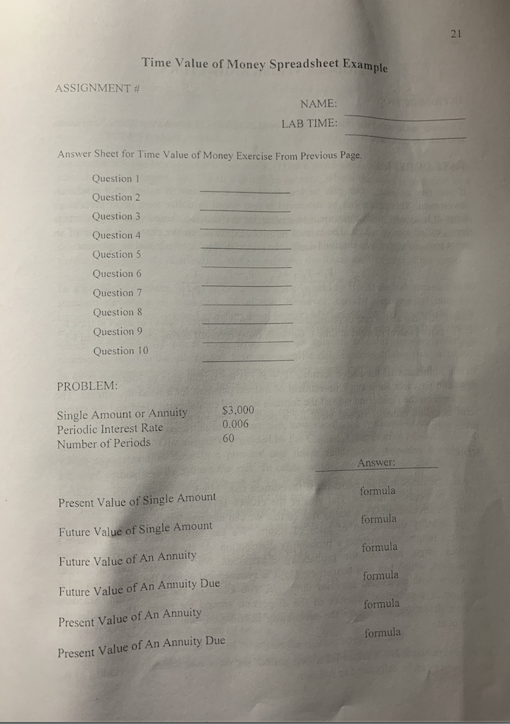 Solved MODULE IV: TIME VALUE OF MONEY INTRODUCTION The time | Chegg.com