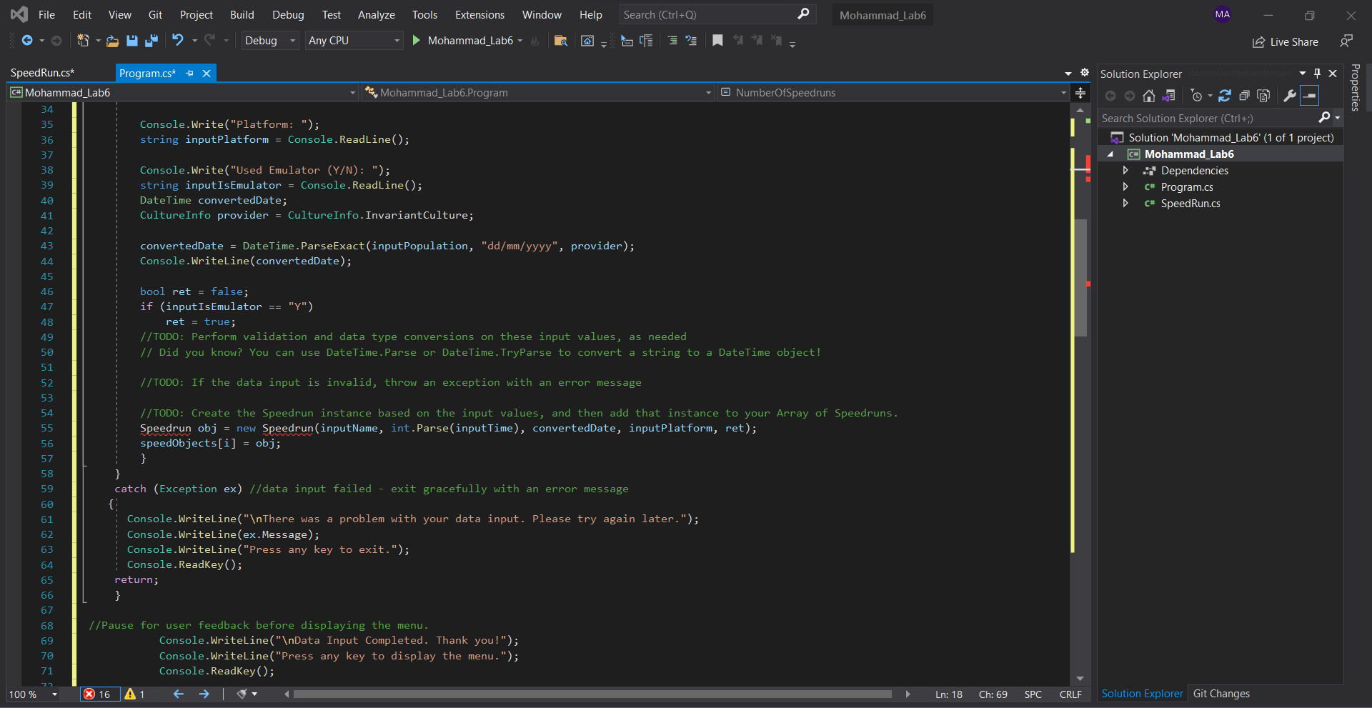 Solved Can you please tell me why I'm getting these errors, | Chegg.com