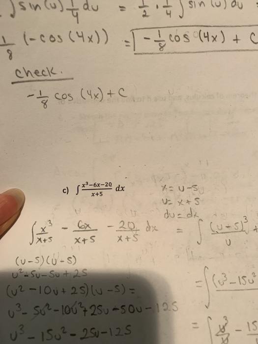 Solved check -6x-20 d た u-SJ +5 3-1541-2s-12S 1S | Chegg.com