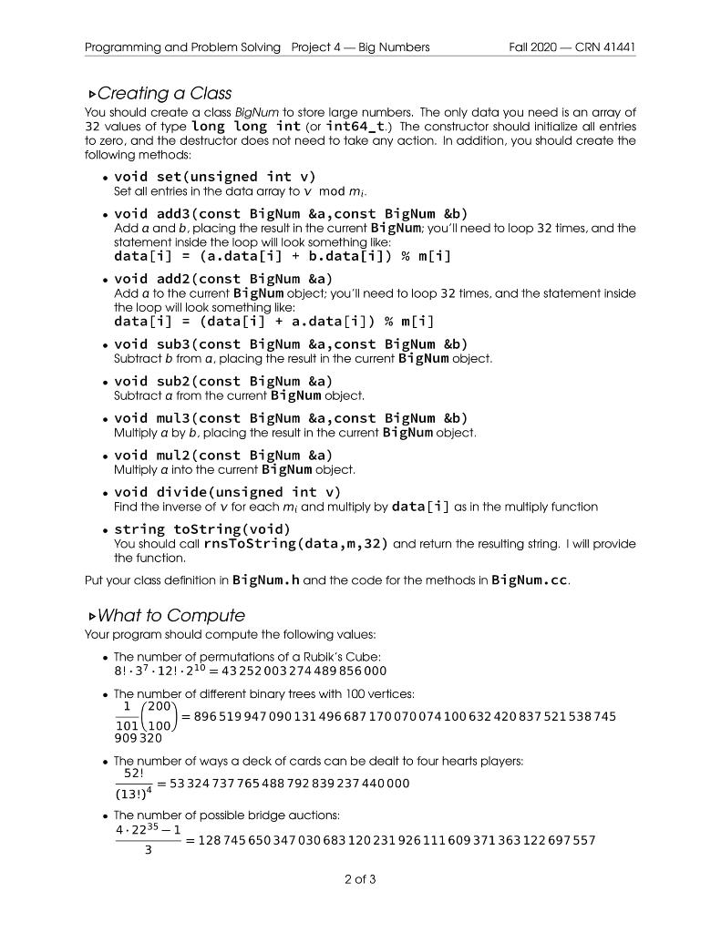 Programming and Problem Solving CSIS 2610 Fall | Chegg.com