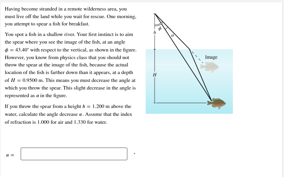 Solved h Having become stranded in a remote wilderness area, | Chegg.com