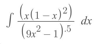 Solved (9x2 - 1).5 | Chegg.com