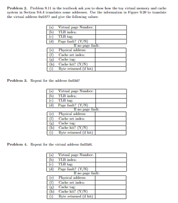 Solved Problem 2. Problem 9.11 in the texthook ask you lo | Chegg.com