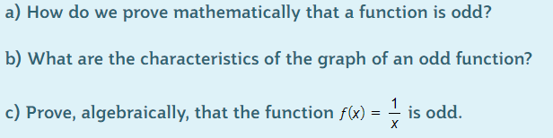 Solved a) How do we prove mathematically that a function is | Chegg.com