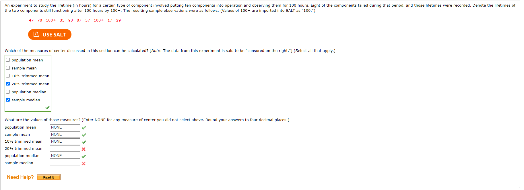 Solved the two components still functioning after 100 hours | Chegg.com