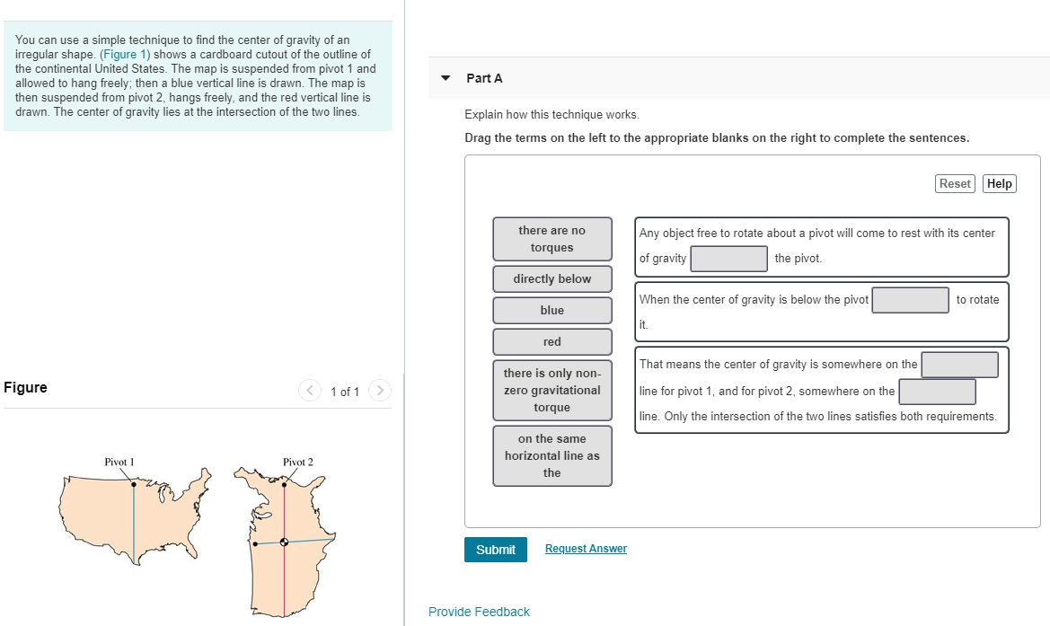 Solved You can use a simple technique to find the center of | Chegg.com