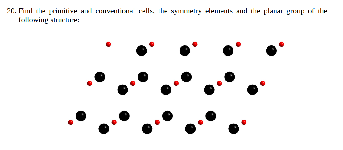 Solved Find the primitive and conventional cells, the | Chegg.com