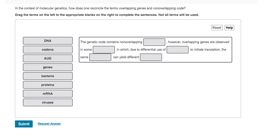 Solved In the context of molecular genetics, how does one | Chegg.com