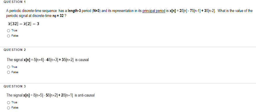 Solved Question 1 A Periodic Discrete Time Sequence Has A