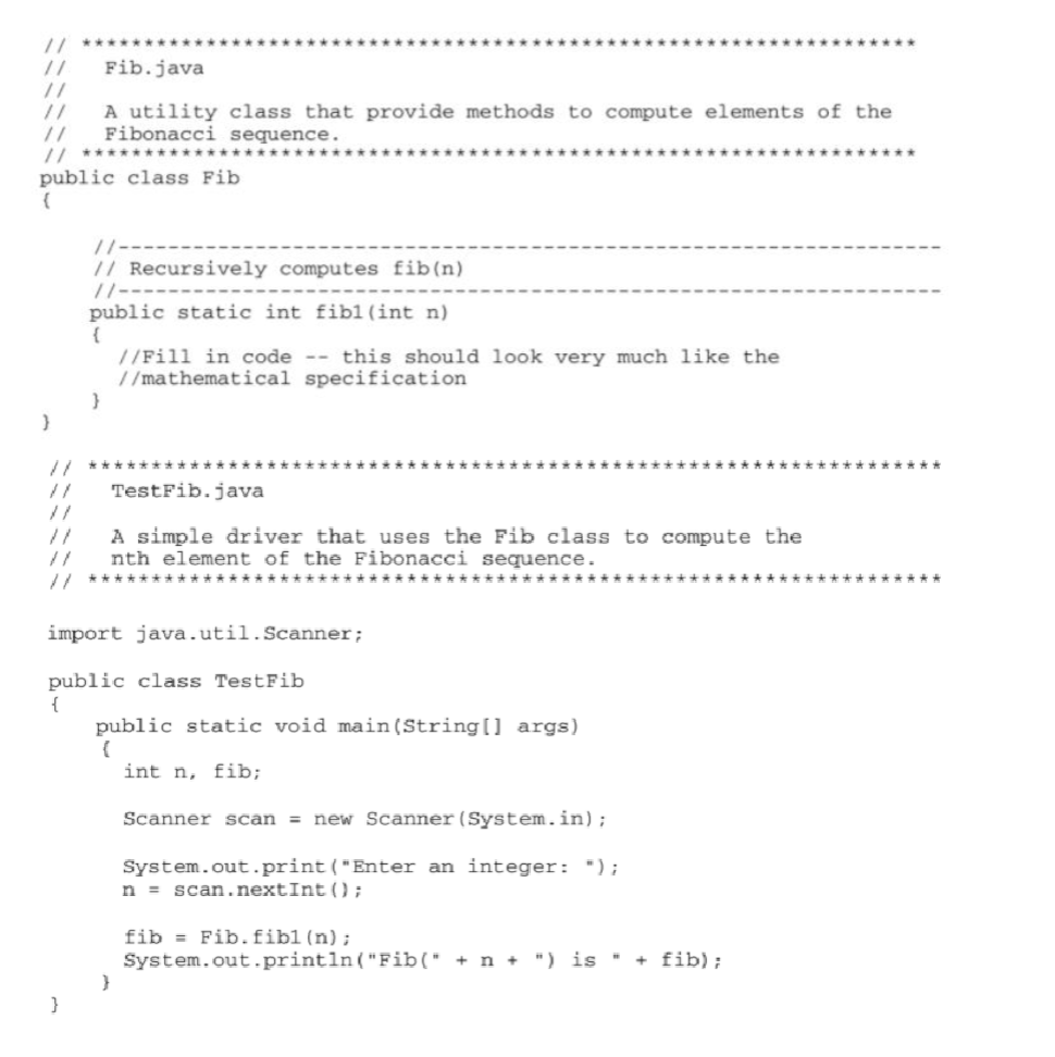 Solved The Fibonacci sequence is a well-known mathematical | Chegg.com