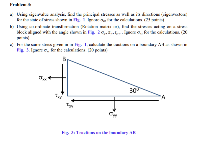 Problem 3: a) Using eigenvalue analysis, find the | Chegg.com