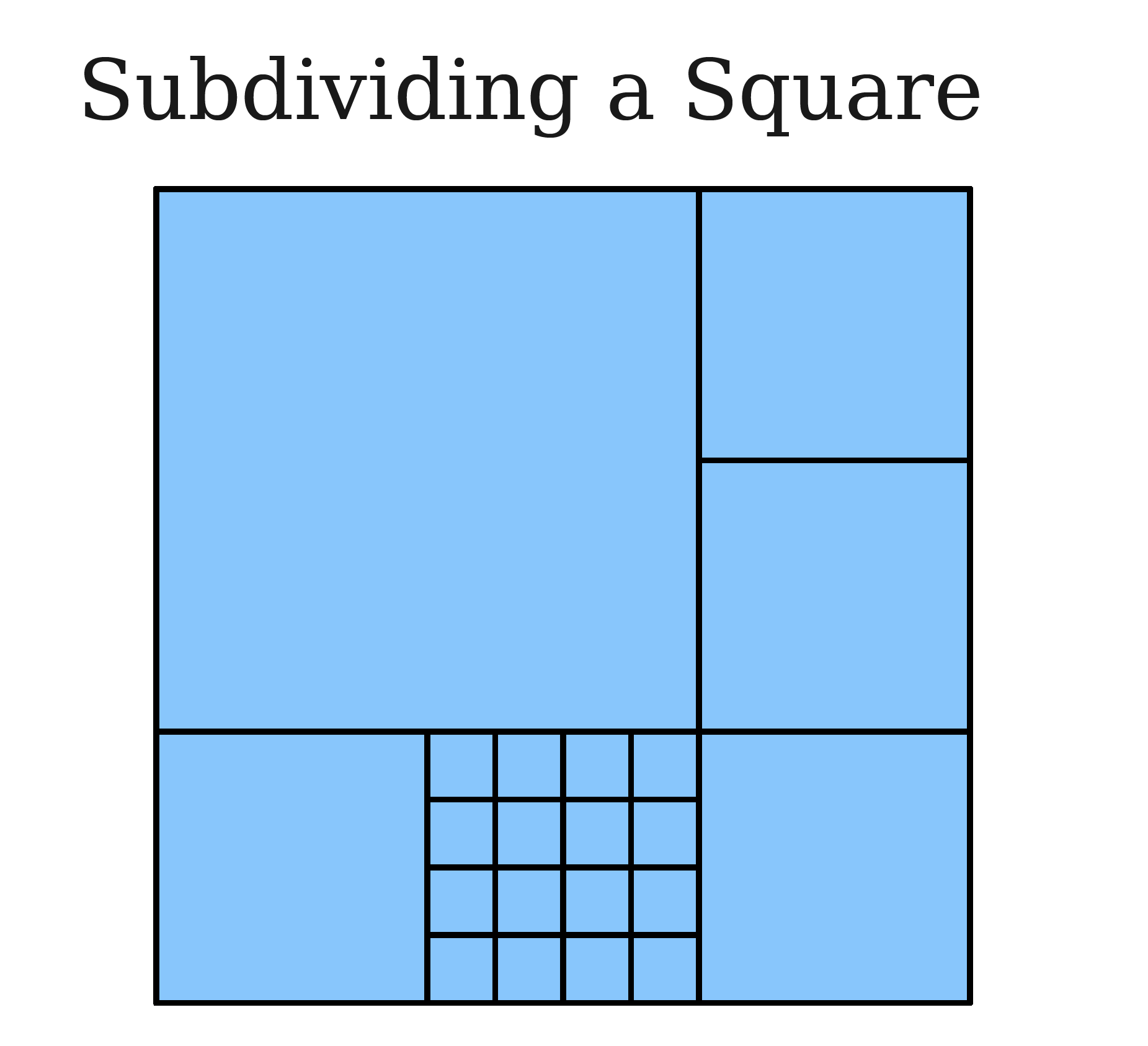Solved Every square can be subdivided into n squares (see | Chegg.com