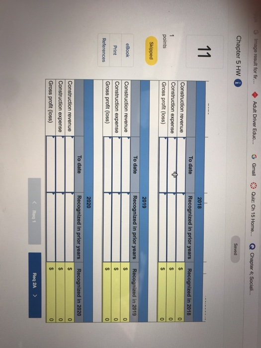 Solved Exercise 5-19 Long-term contract; revenue recognition | Chegg.com