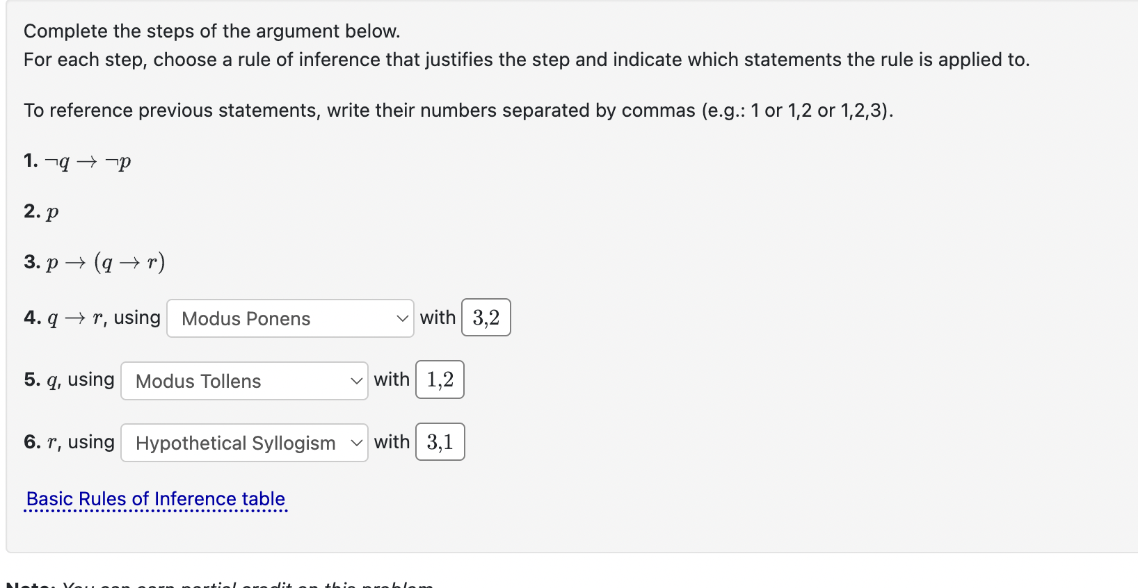 Solved Consider the following premises. | Chegg.com