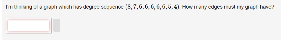 Solved I'm thinking of a graph which has degree sequence | Chegg.com