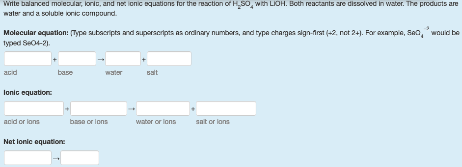 Solved Write balanced molecular, ionic, and net ionic | Chegg.com
