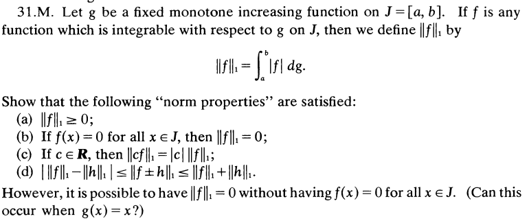 Solved 31 M Let G Be A Fixed Monotone Increasing Function