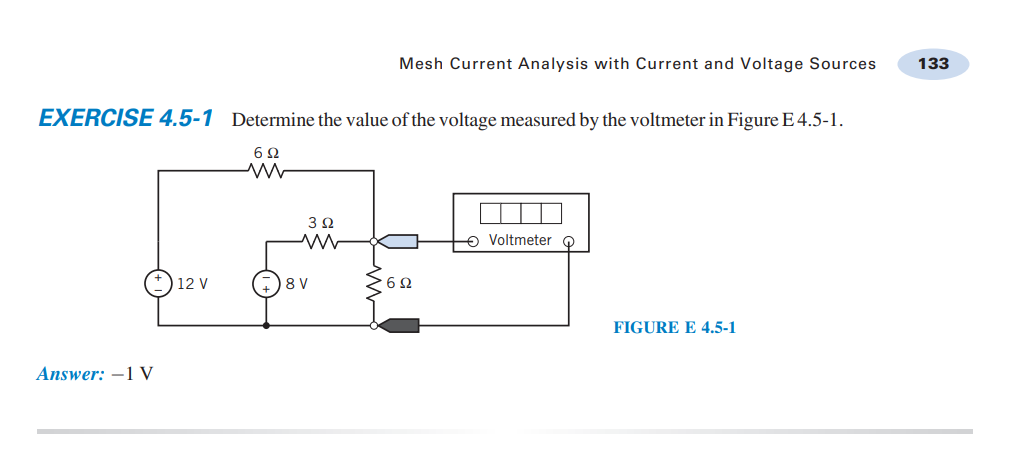 Solved Mesh Current Analysis with Current and Voltage | Chegg.com