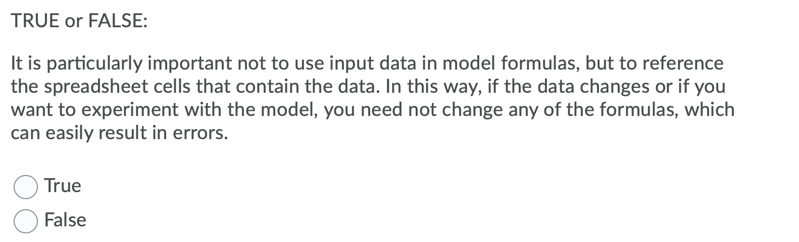 Solved TRUE or FALSE: It is particularly important not to | Chegg.com