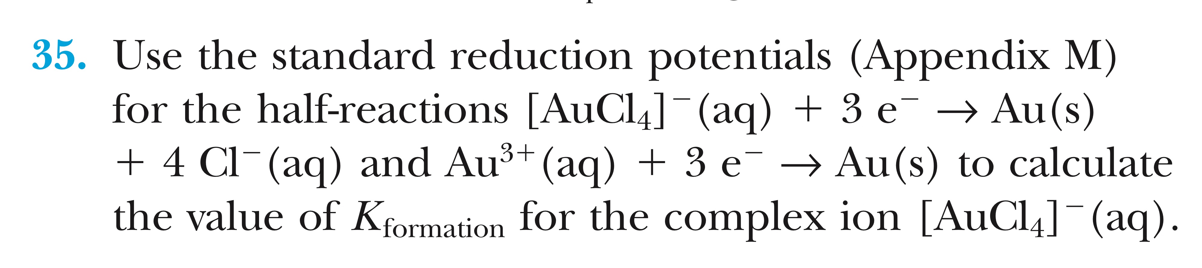 Solved 5. Use the standard reduction potentials (Appendix M) | Chegg.com