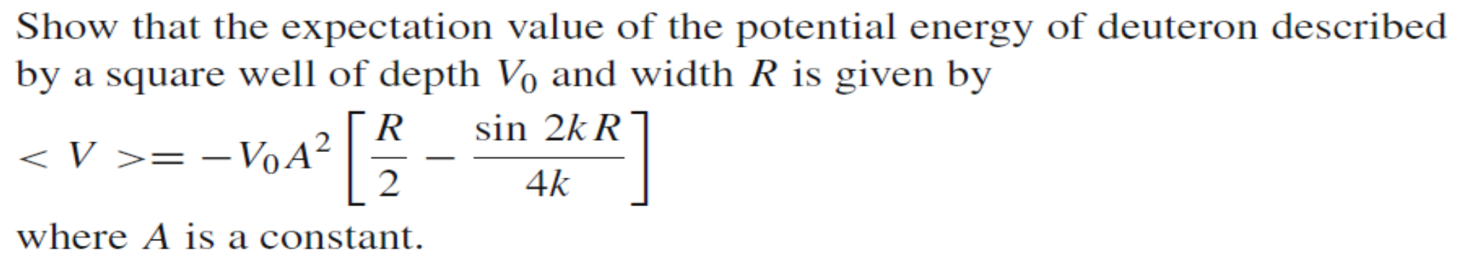 Solved Show that the expectation value of the potential | Chegg.com