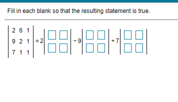 Solved Fill in each blank so that the resulting statement is | Chegg.com