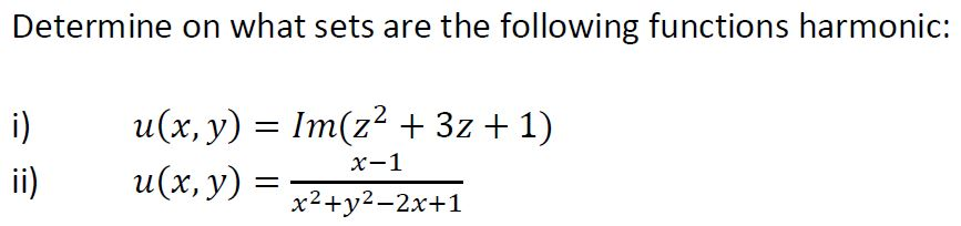 Solved Determine on what sets are the following functions | Chegg.com