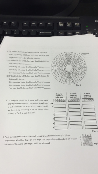 A computer system has 6 pages, and it uses aging | Chegg.com