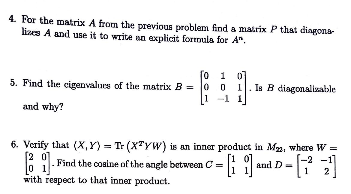 Solved 1. In P2 find the transition matrix from the basis | Chegg.com