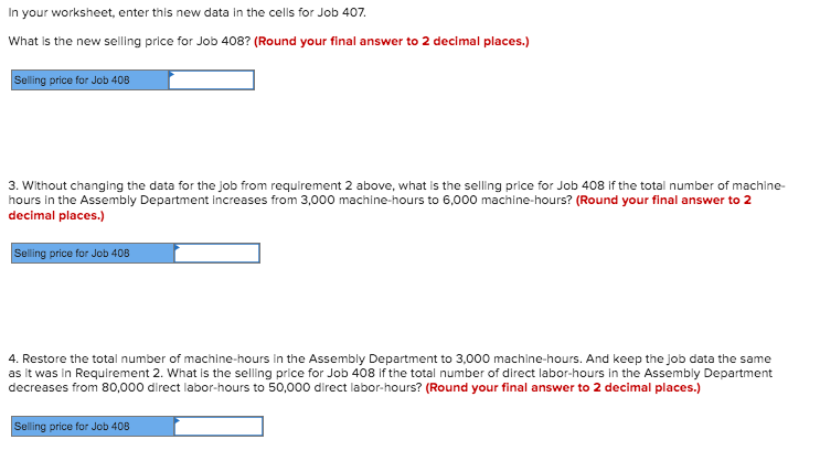 Solved Chapter 2: Applying Excel Data Markup on job cost 75% | Chegg.com
