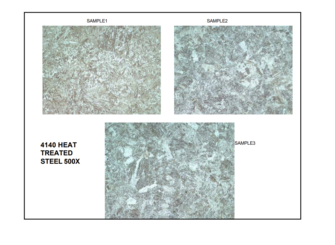 Solved GIVEN A PHOTO OF EACH ETCHED SAMPLE ALONG WITH THE | Chegg.com