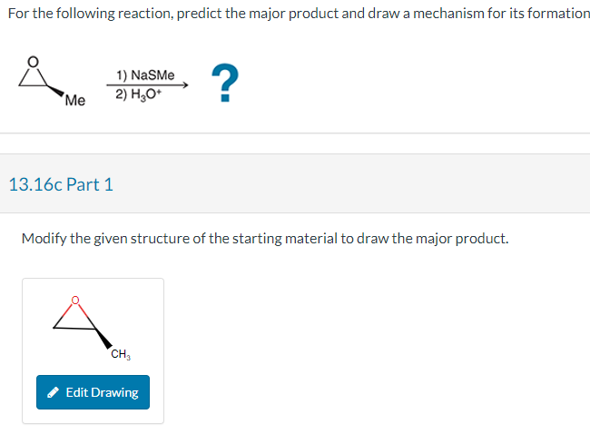 Solved For the following reaction, predict the major product | Chegg.com