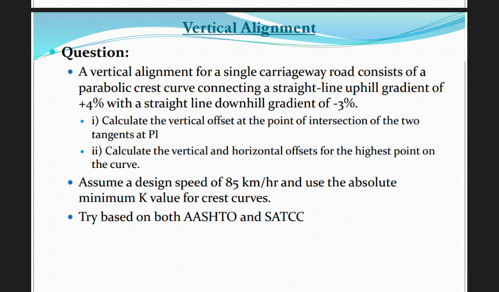 Solved Vertical Alignment Question: • A vertical alignment | Chegg.com