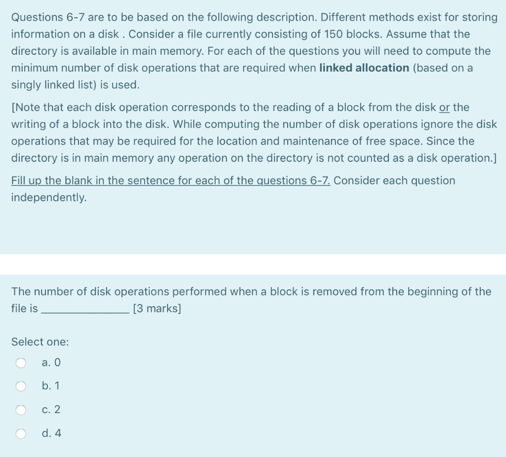 Solved Questions 6 7 Are To Be Based On The Following 1534