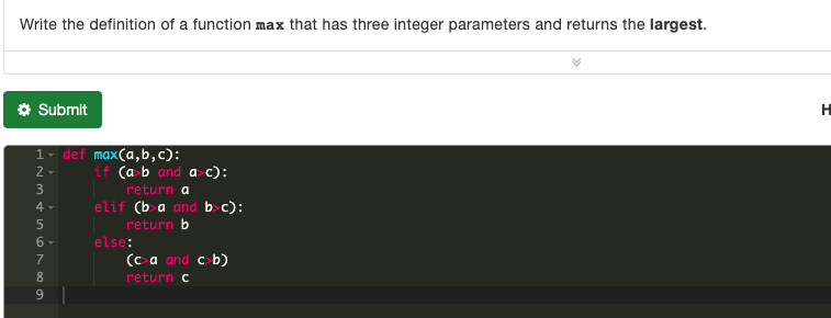 Solved For Python use: Write the definition of a | Chegg.com