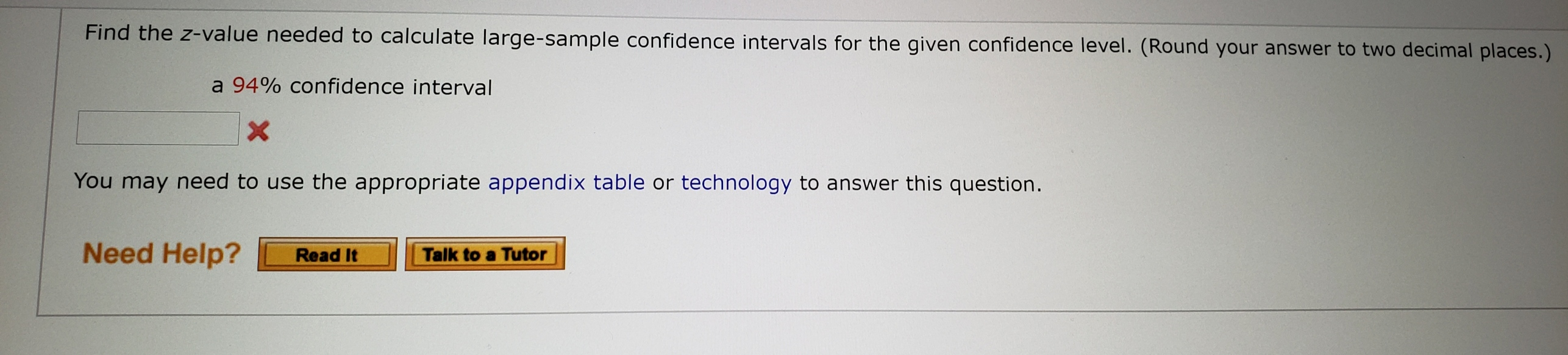 Solved Find the z-value needed to calculate large-sample | Chegg.com