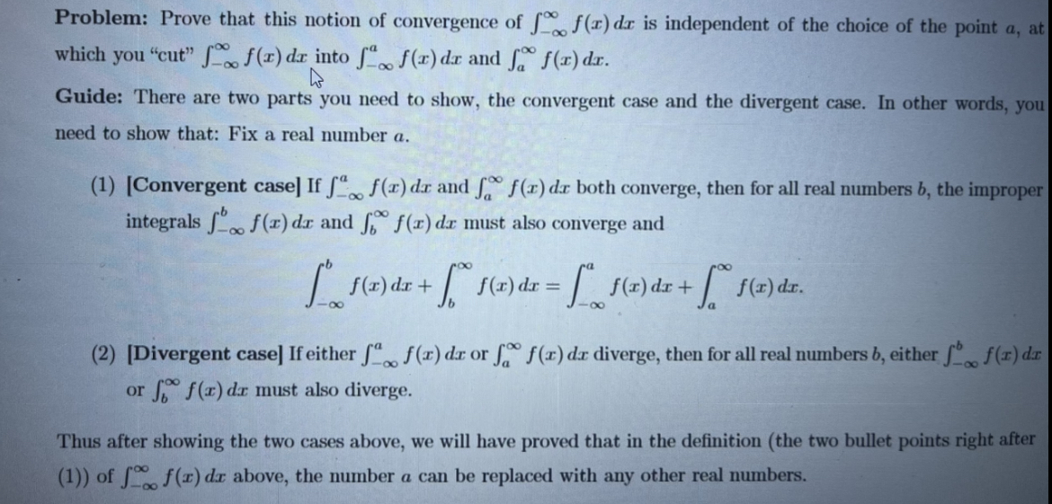 Solved Problem: Prove that this notion of convergence of | Chegg.com