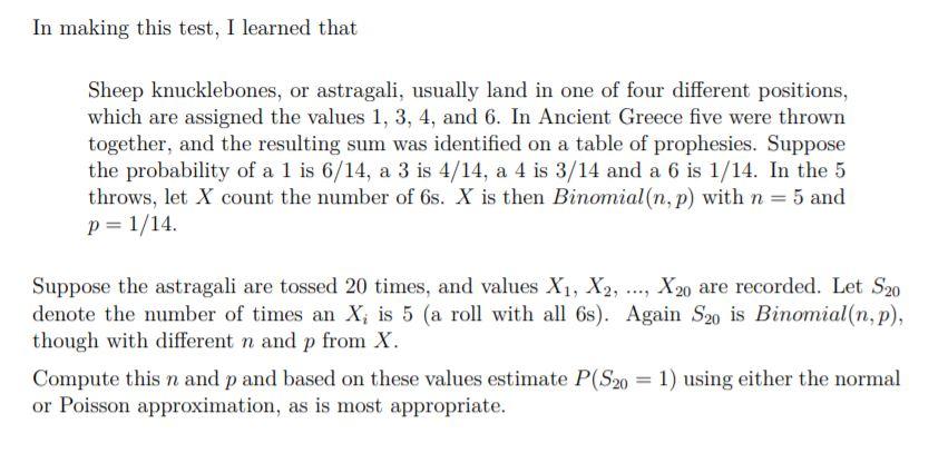 Solved In making this test, I learned that Sheep | Chegg.com