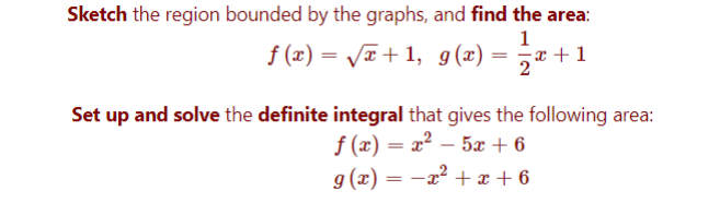 Solved Sketch the region bounded by the graphs, and find the | Chegg.com
