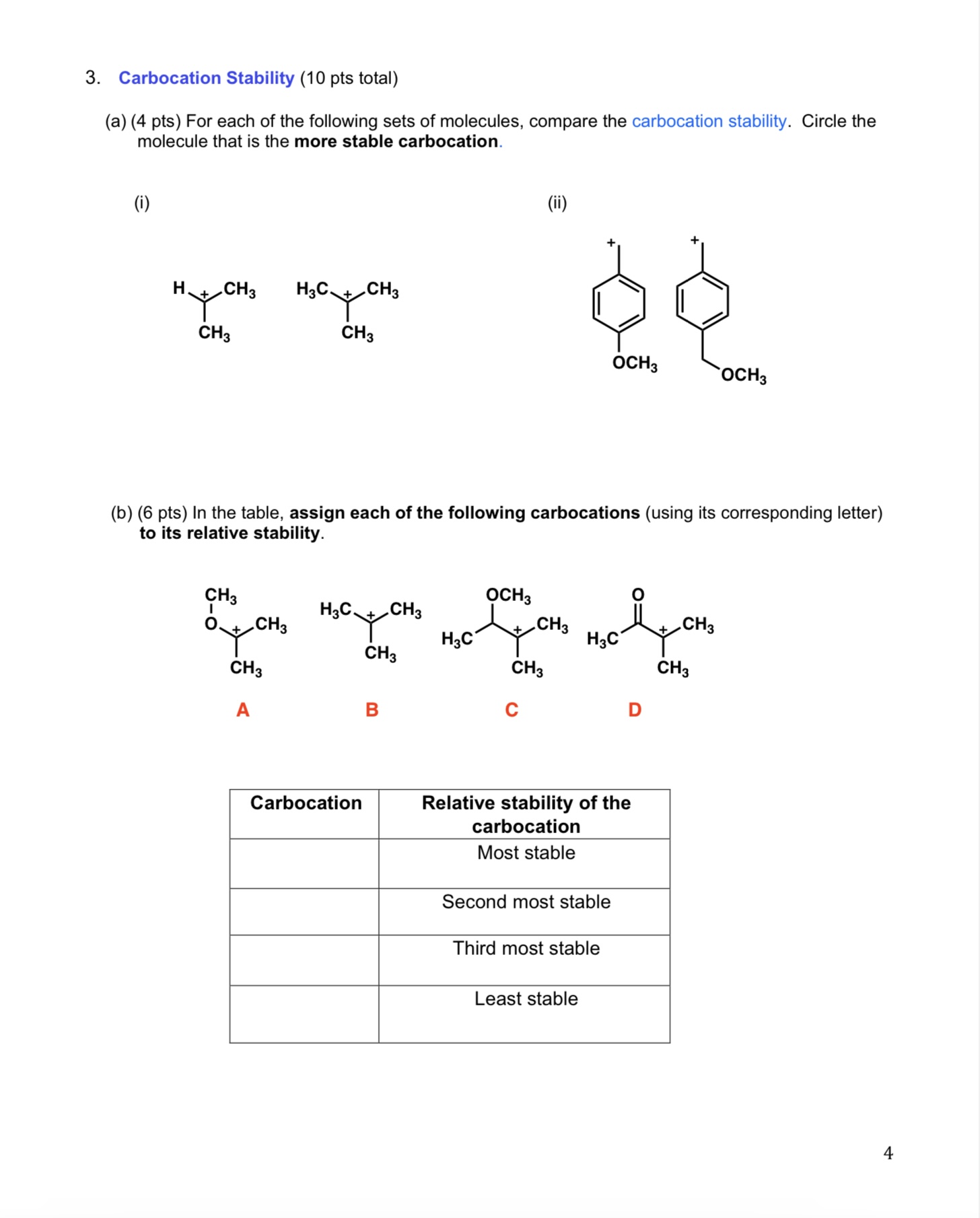 Solved (a) (4 pts) For each of the following sets of | Chegg.com