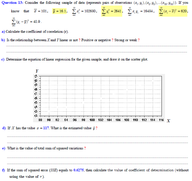 Solved 10 10 10 10 know = = 10 Question 13: Consider the | Chegg.com
