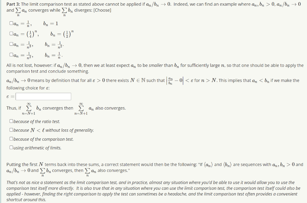 Solved L Suppose An And Bn Are Sequences With An Bn 0