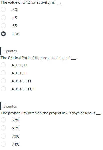 Solved Based on the following table, and using the PERT | Chegg.com