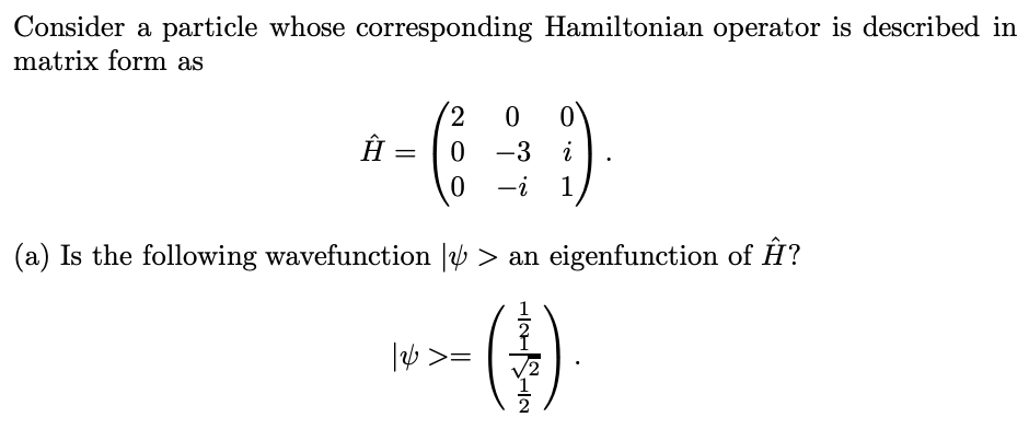 Solved Consider a particle whose corresponding Hamiltonian | Chegg.com