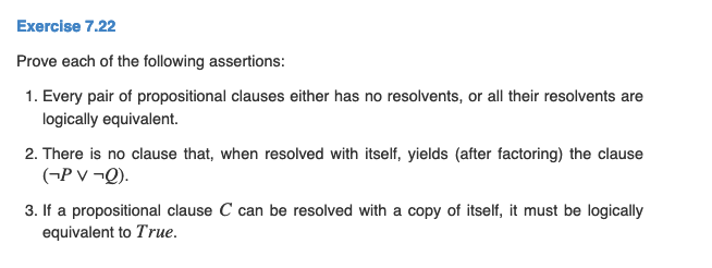 Exercise 7.22 Prove each of the following assertions: | Chegg.com