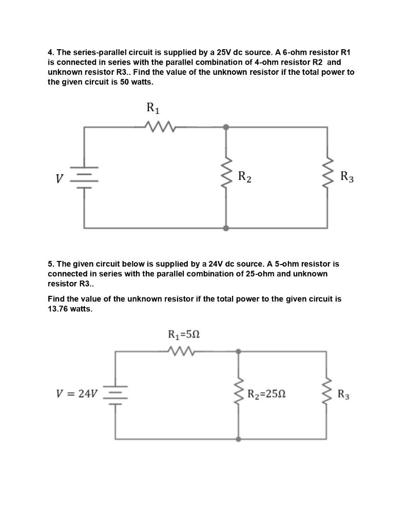 Series And Parallel Circuits Resistors Value Circuit Diagram