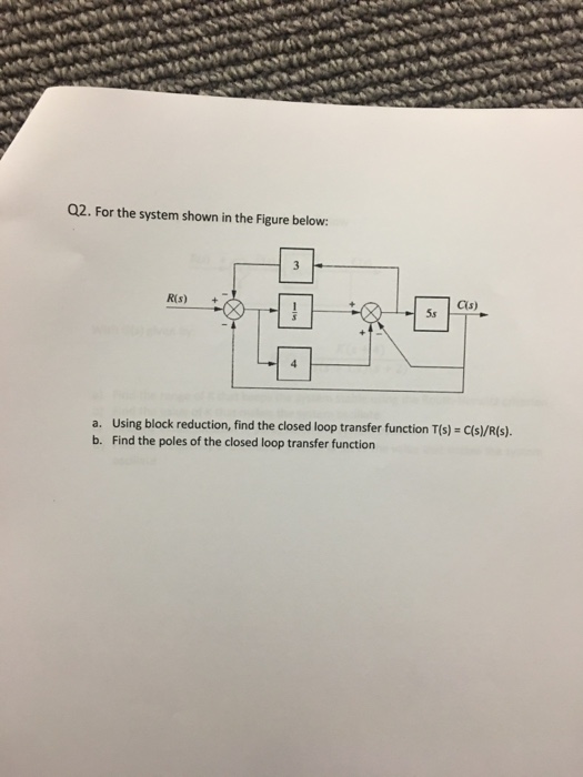 Solved For the system shown in the Figure below: a. Using | Chegg.com